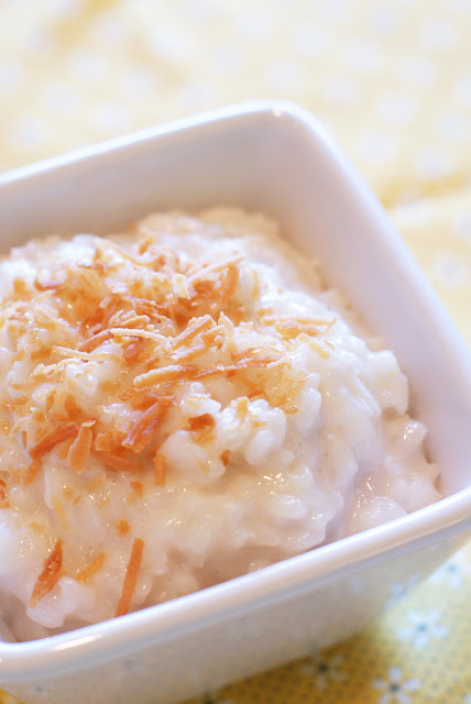 vegan coconut rice pudding - Sarah Bakes Gluten Free