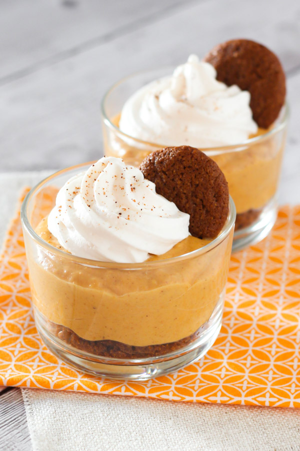 gluten free vegan pumpkin pie pudding - Sarah Bakes Gluten Free